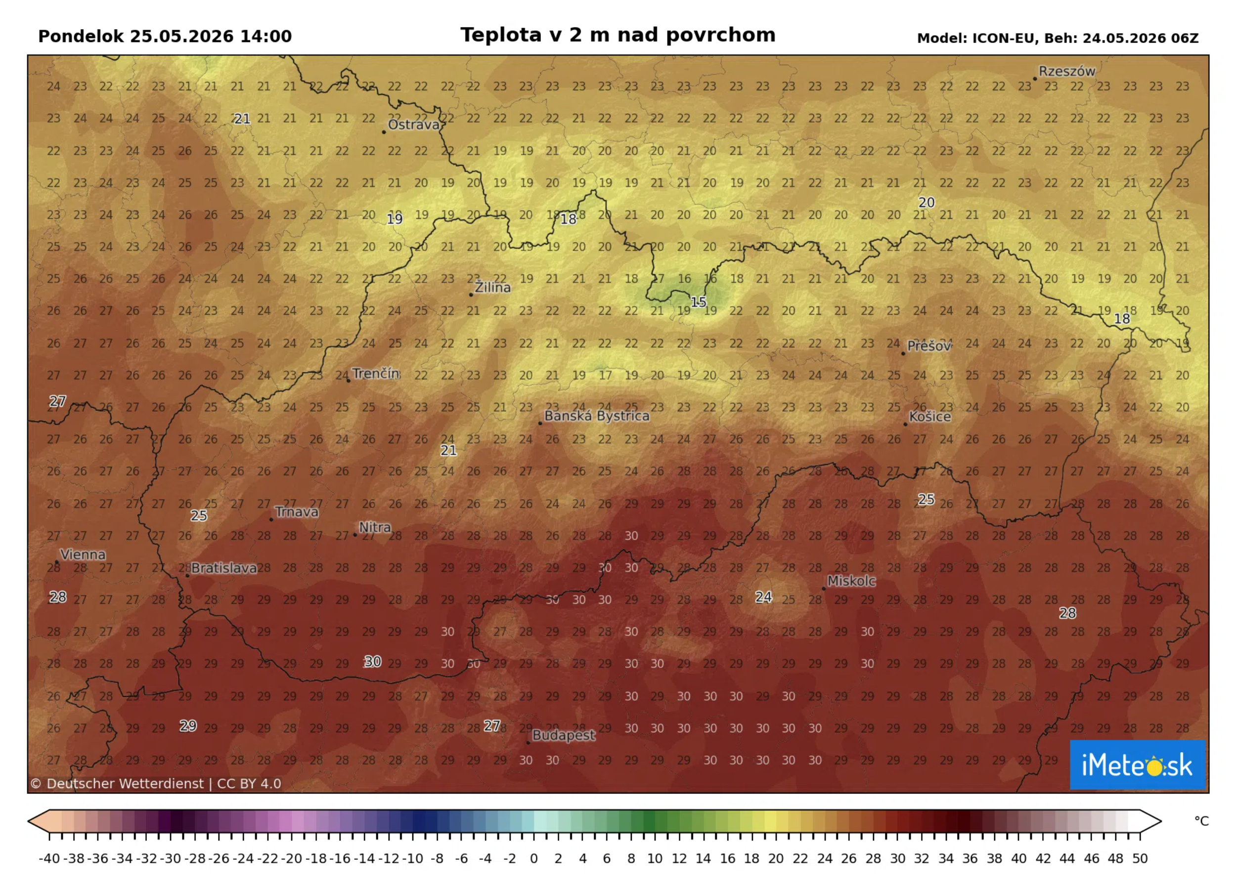 Počasie na pondelok 25. mája. Zajtra bude neskutočne teplo až do +31 °C ...