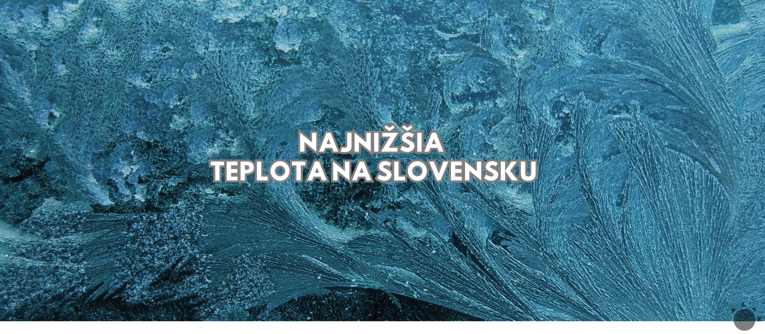 Najnižšia teplota na Slovensku: Rekordné mrazy | iMeteo.sk