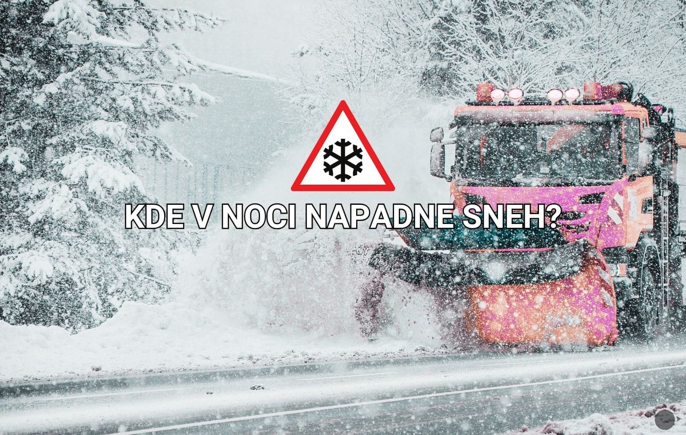 MAPA: V noci začne snežiť. Pozrite si, ktoré oblasti pokryje sneh ...