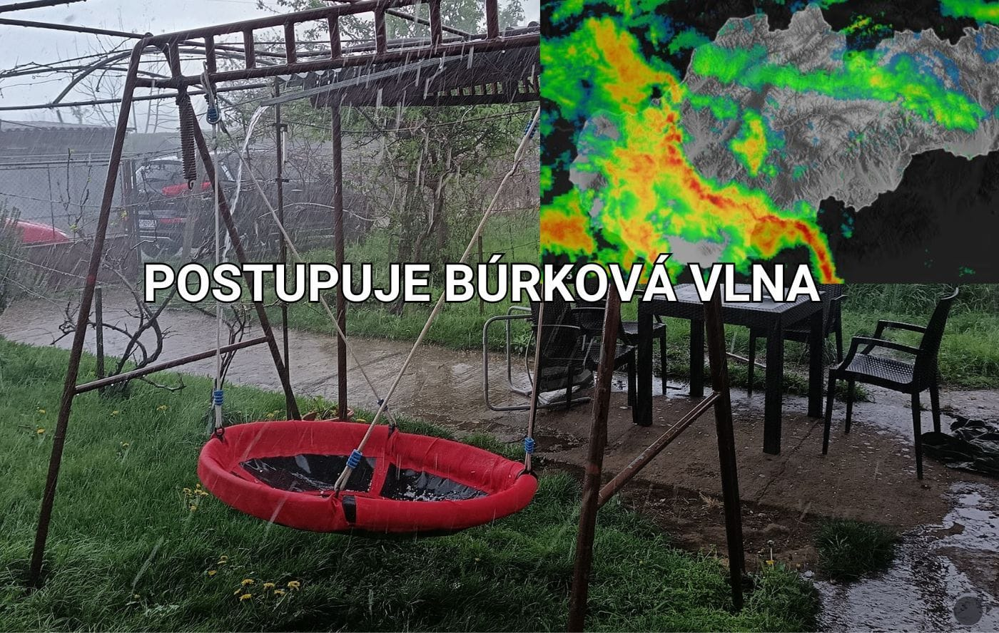 Ľad, lejak a silný vietor. Slovenskom postupuje rozsiahla búrková línia | iMeteo.sk