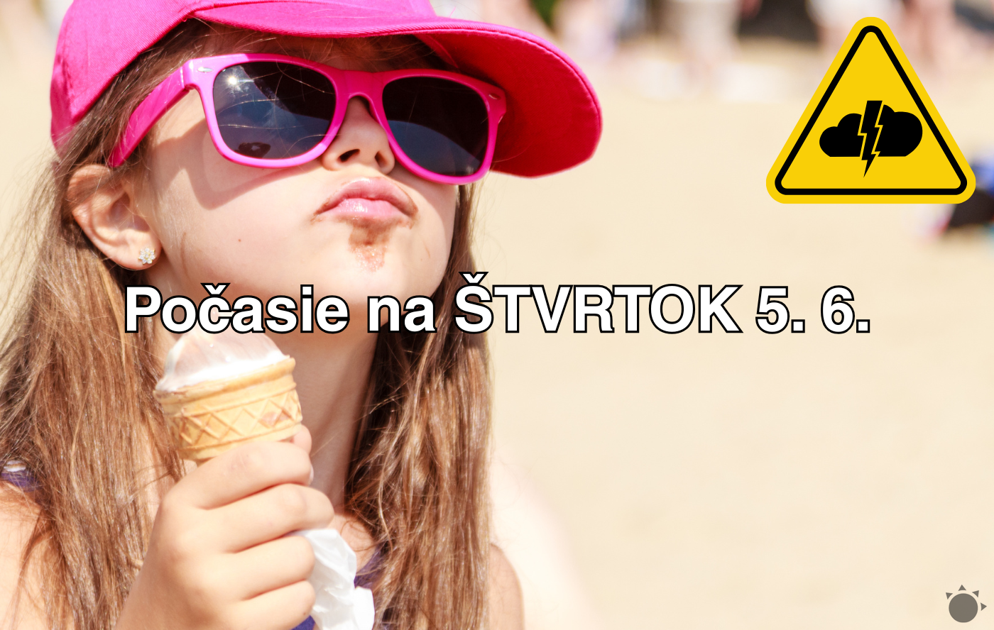 Počasie na zajtra, štvrtok 5. júna: Horúci a dusný deň s teplotami do +35 °C vystriedajú silné ...