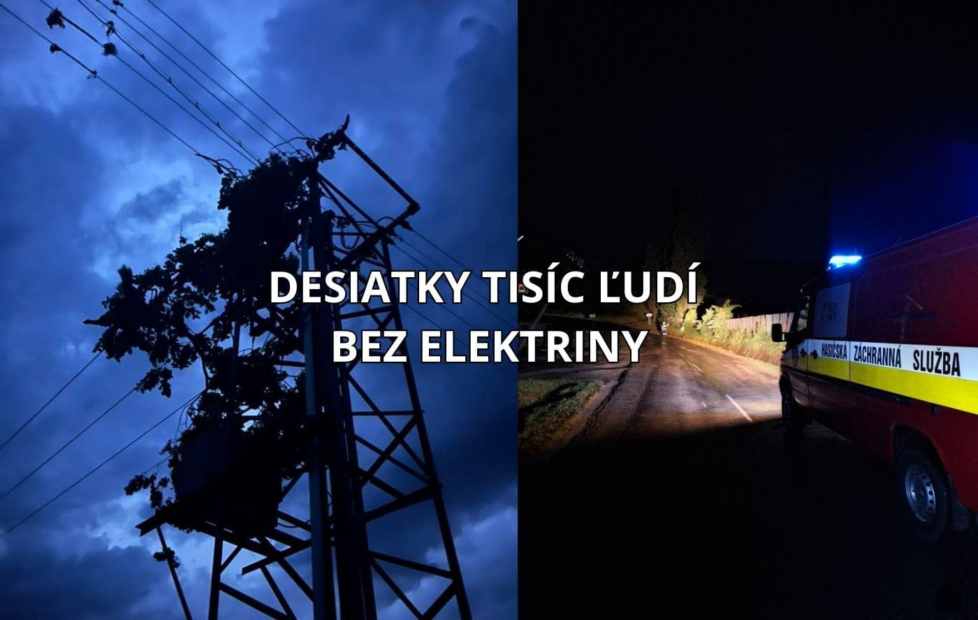 Energetická kalamita: Desiatky tisíc Slovákov sú bez elektriny | iMeteo.sk