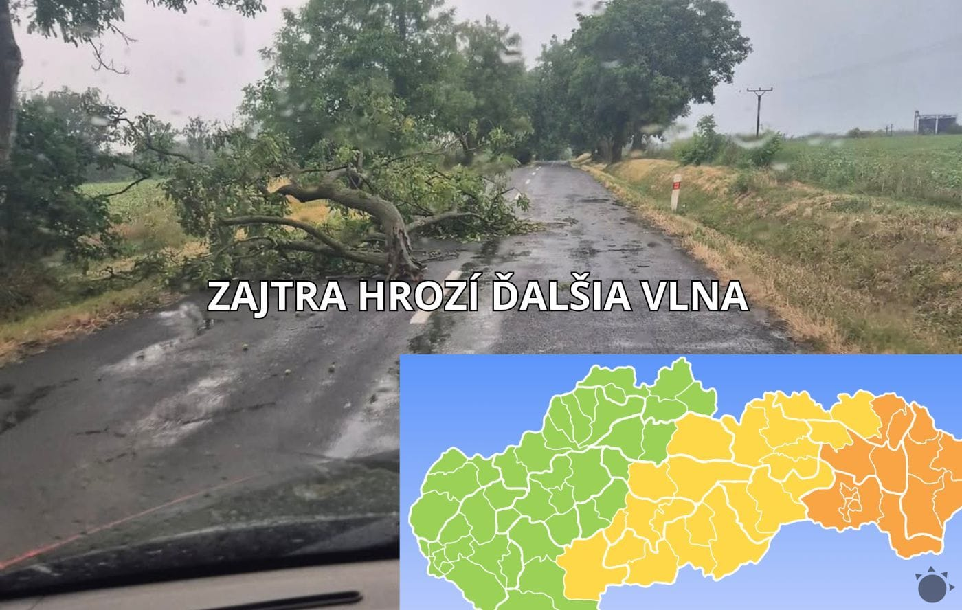 Slovenskom sa prehnali ničivé búrky. Zajtra hrozí ďalšia vlna | iMeteo.sk
