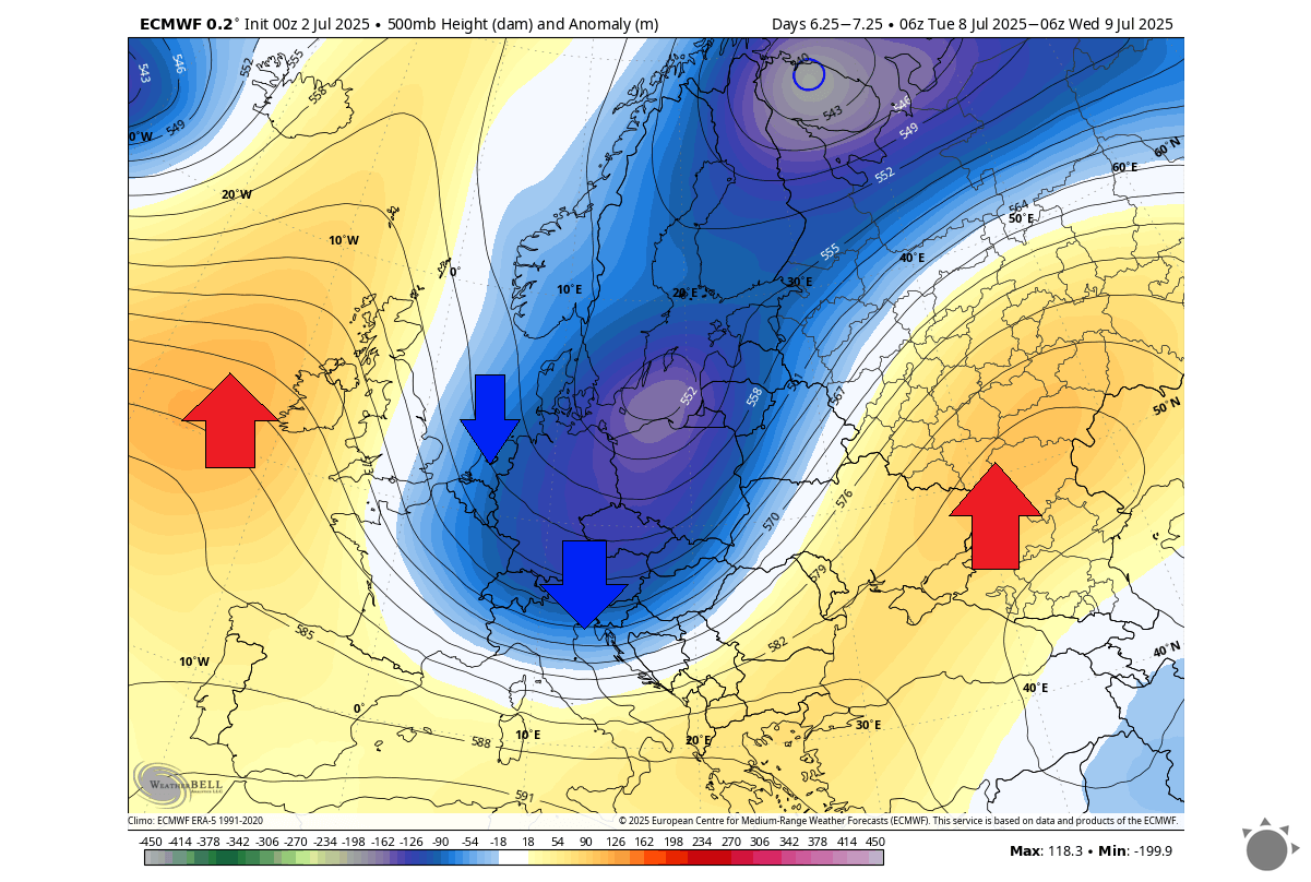 Nová predpoveď na JÚL: Aké počasie prinesie tento mesiac? Najprv sa ochladí a potom... | iMeteo.sk