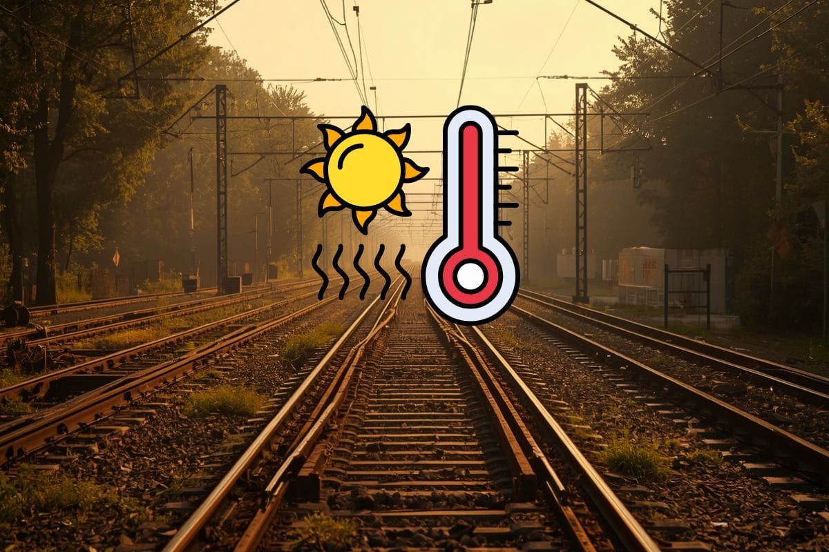 V Európe je strašné teplo. Koľaje sú krivé, mesto je bez elektriny a ...
