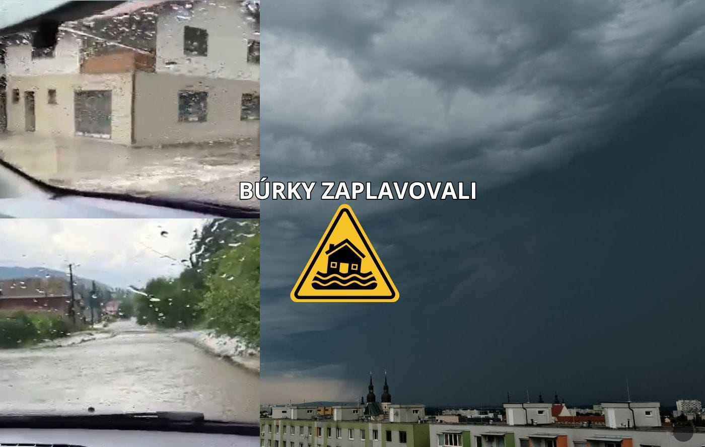 VIDEO: Juh Slovenska zasiahla prívalová povodeň a krúpy. Búrka ...