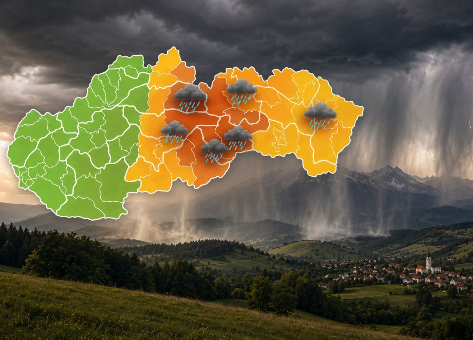 Búrky hrozia celý víkend. Táto MAPA vám ukáže, kde s nimi počítať ...