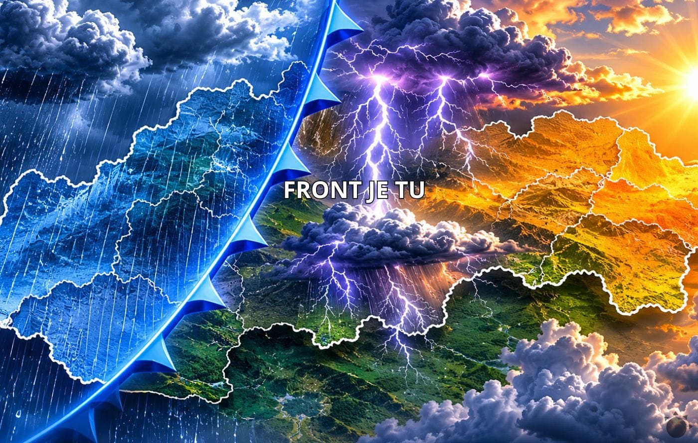 Začalo pršať, ale máme aj prvú búrku. Teraz to všetko začína | iMeteo.sk